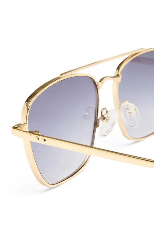 Le Specs Diametric Ii Gradient Navigator Sunglasses - Gold