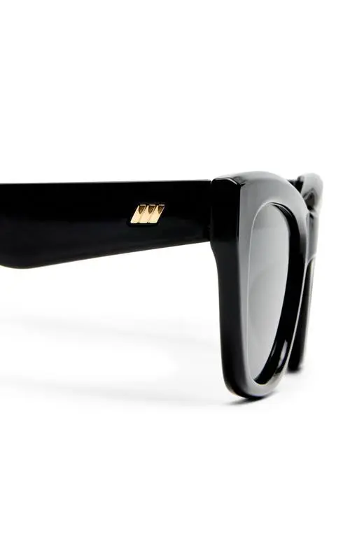 Le Specs Lumen Polarized 53mm Cat Eye Sunglasses - Black