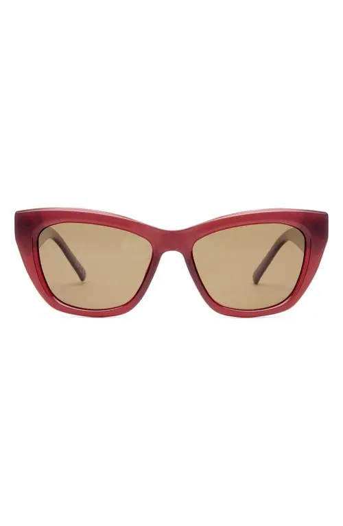 Le Specs Lumen Polarized Cat Eye Sunglasses - Cranberry