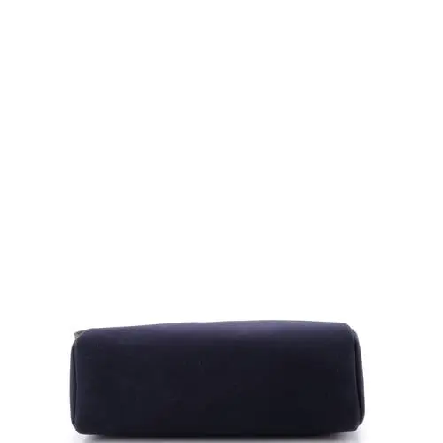 Hermès Herbag Toile And Leather Pm - Blue