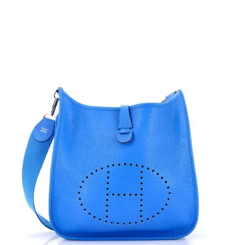 Hermès Evelyne Bag Gen Iii Clemence Pm - Blue