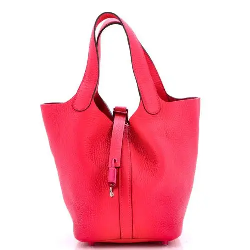 Hermès Monochrome Picotin Lock Bag Clemence Pm
