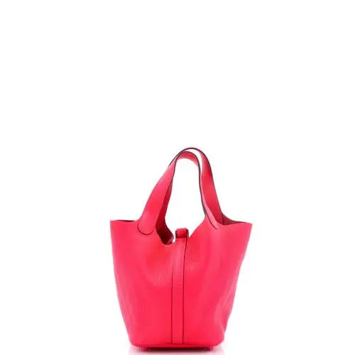 Hermès Monochrome Picotin Lock Bag Clemence Pm