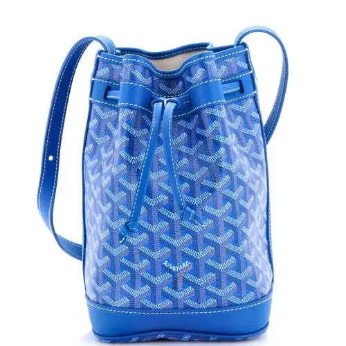 Goyard Petit Flot Bucket Bag Coated Canvas Pm