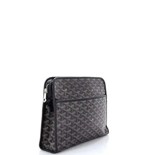 Goyard Jouvence Toiletry Pouch Coated Canvas Gm - Black
