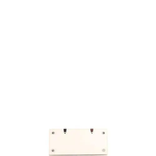 Goyard Structured Saigon Top Handle Bag Coated Canvas With Leather Mini - White
