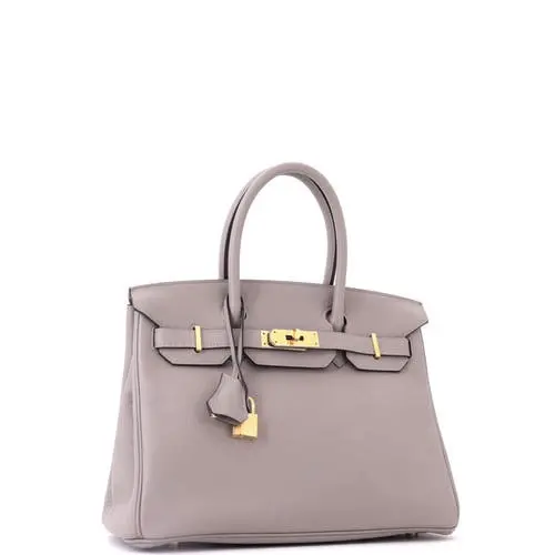 Hermès Birkin Handbag Novillo With Gold Hardware 30
