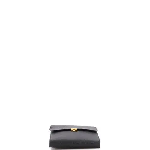 Hermès Clic Wallet On Strap Chevre Mysore 16
