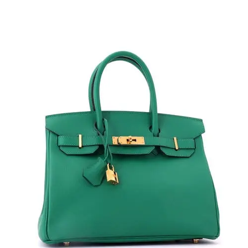 Hermès Birkin Handbag Epsom With Gold Hardware 30