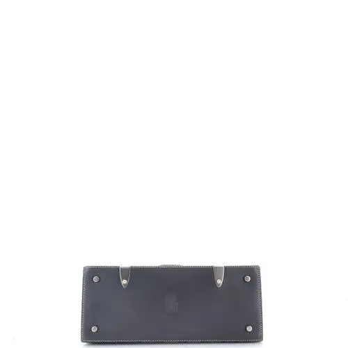 Goyard Saigon Top Handle Bag Coated Canvas With Leather Pm