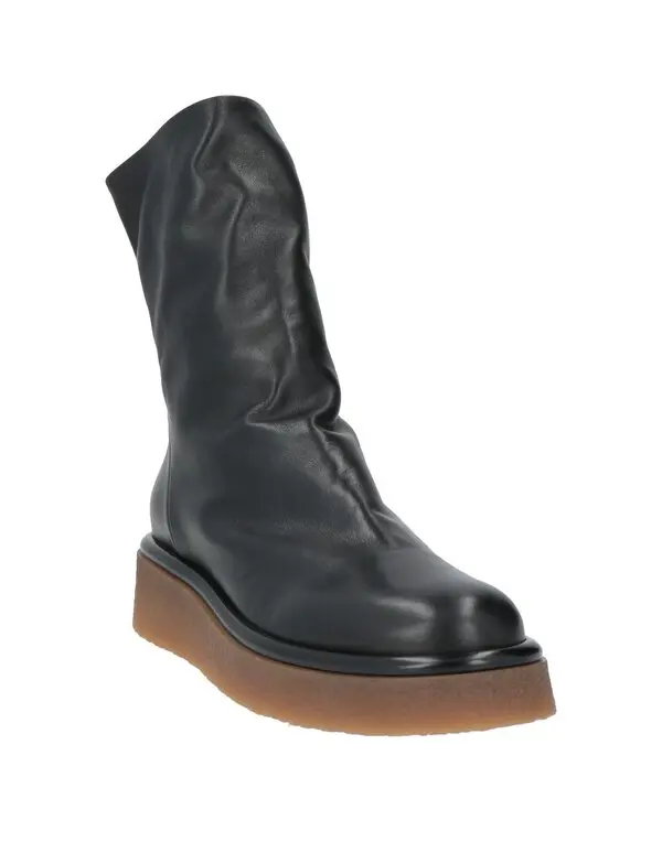 HALMANERA Leather Ankle Boots