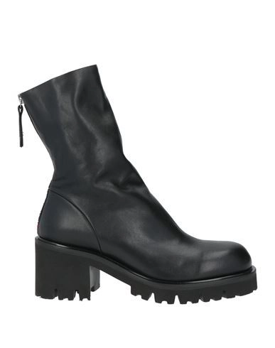HALMANERA Leather Ankle Boots - Black
