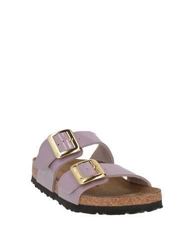 BIRKENSTOCK Patent Effect Buckled Sandals