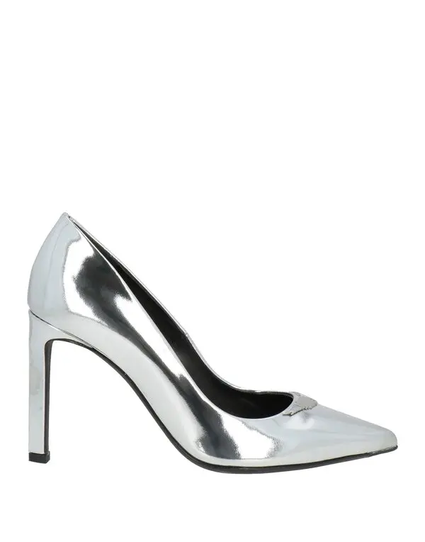 Zadig&Voltaire Leather Stiletto Pumps With Logo Embellishment