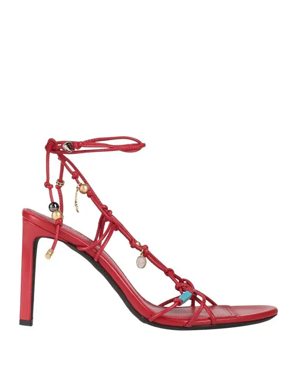 Zadig&Voltaire Leather Lace-up Sandals