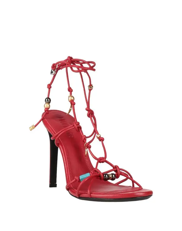 Zadig&Voltaire Leather Lace-up Sandals
