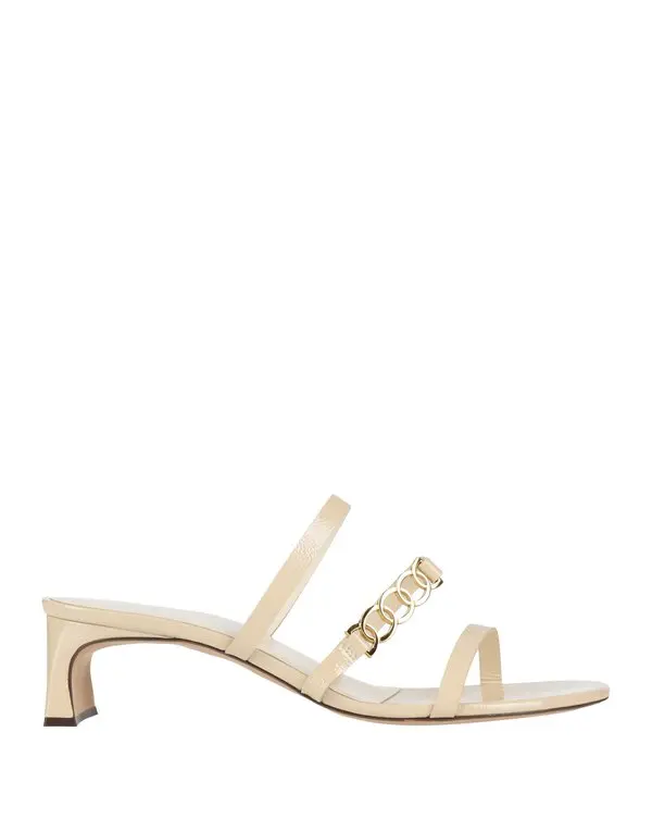 ODISSI Sandals Cream Size Leather
