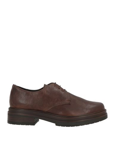 DIVINE FOLLIE Leather Derby Shoes - Brown