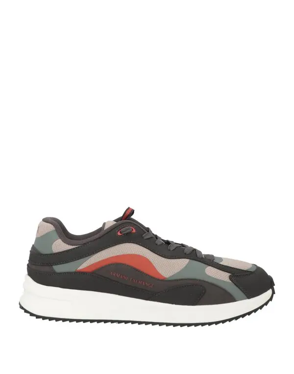 Armani Exchange Textile And Synthetic Material Sneakers - Grey