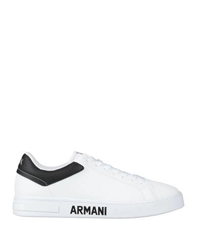 Armani Exchange Sneakers Size Cow Leather - White