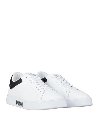 Armani Exchange Sneakers Size Cow Leather - White