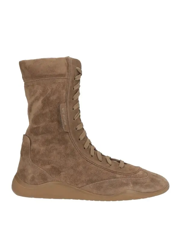 VIC MATIE Suede Lace-up Ankle Boots