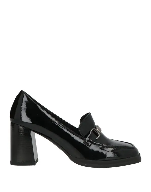 BRACCIALINI Embellished Loafers With Block Heel