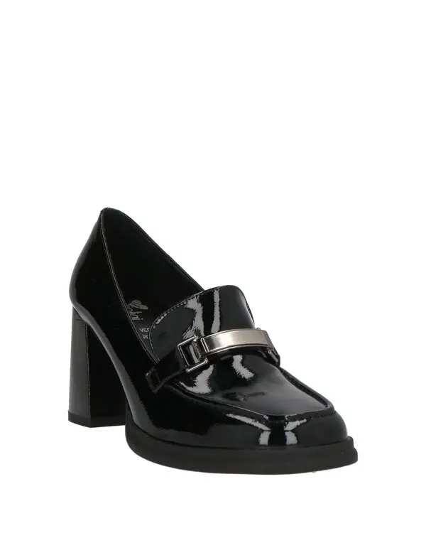 BRACCIALINI Embellished Loafers With Block Heel