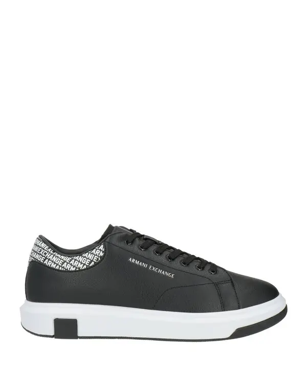 Armani Exchange Sneakers Size Synthetic Material - Black