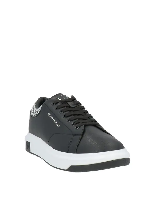 Armani Exchange Sneakers Size Synthetic Material - Black