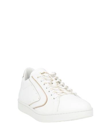 VALSPORT Leather Sneakers With Metallic Trim