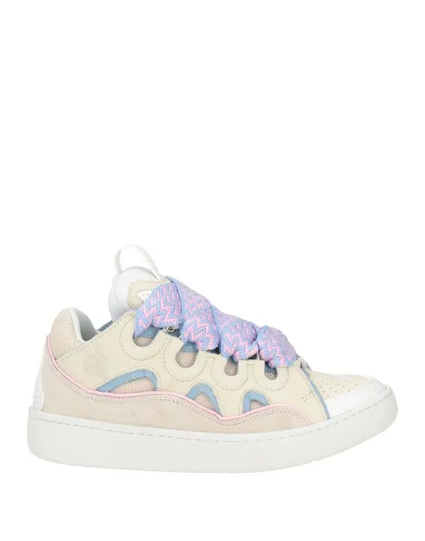 LANVIN Sneakers Size Calfskin, Polyester