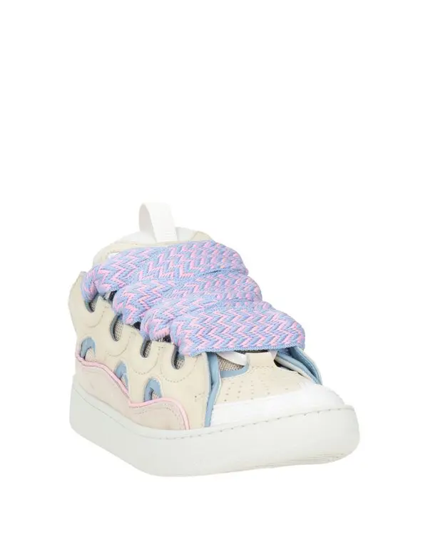 LANVIN Sneakers Size Calfskin, Polyester