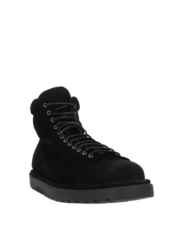 Marsèll Suede Lace-up Ankle Boots - Black