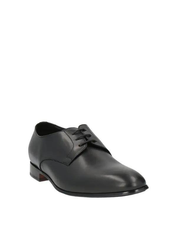DOUCAL'S Lace-up Shoes Dark Size Leather - Black
