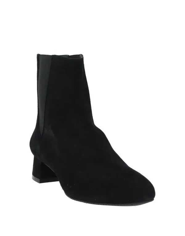 STUART WEITZMAN Suede Chelsea Boots With Block Heel