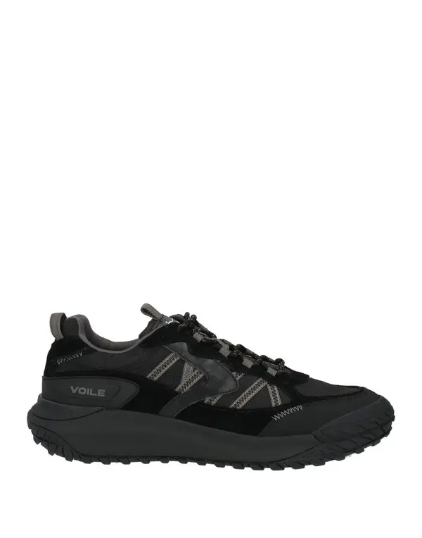 VOILE BLANCHE Leather And Textile Low-top Sneakers