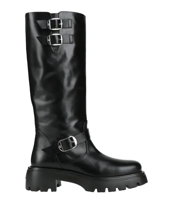 STUART WEITZMAN Leather Buckled Knee-high Boots