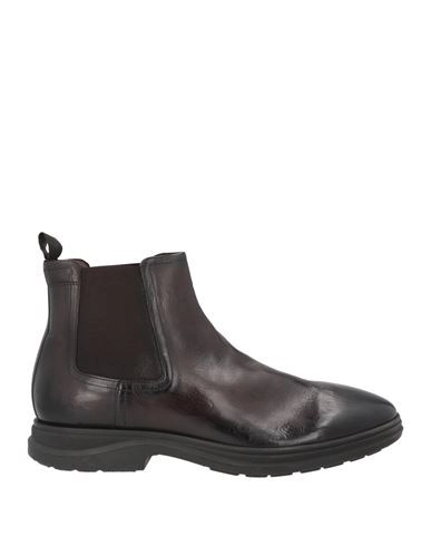 STURLINI Dark Leather Chelsea Ankle Boots - Dark Brown