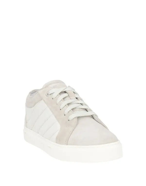 MOORER Suede And Textile Low-top Sneakers