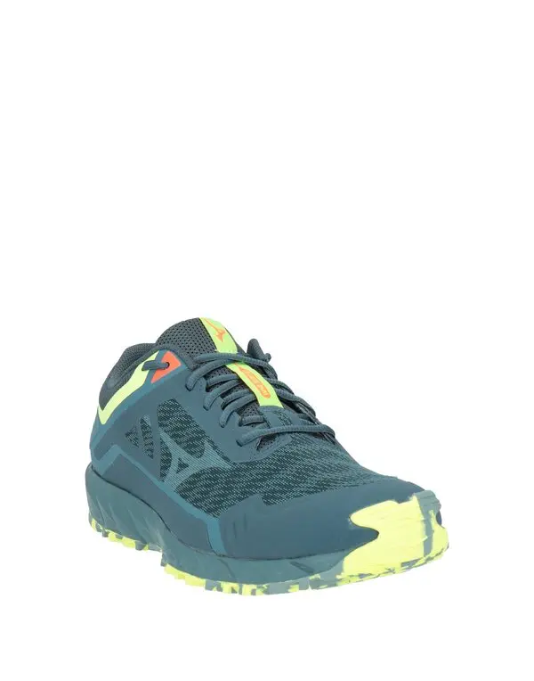 Mizuno Wave Ibuki Sneakers In Midnight Textile And Synthetic Material - Green