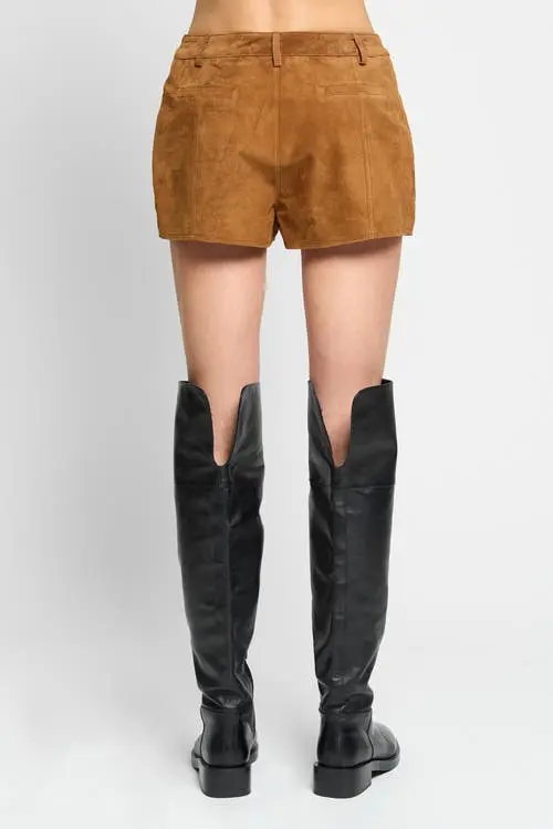 Central Park West Odessa Genuine Suede Short