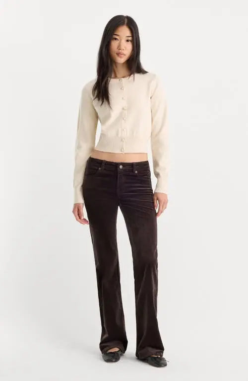 Good American The Fine Knit Cardigan - Pearl