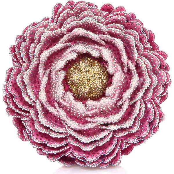 Judith Leiber Crystal Peony Clutch