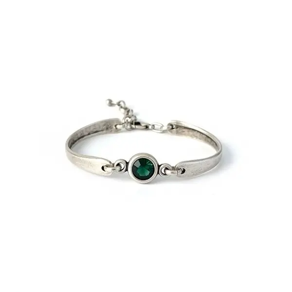 BY VIRGO Green Aura Bracelet