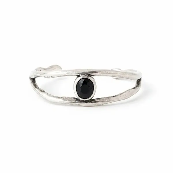 BY VIRGO Silver / Black Noir Bracelet