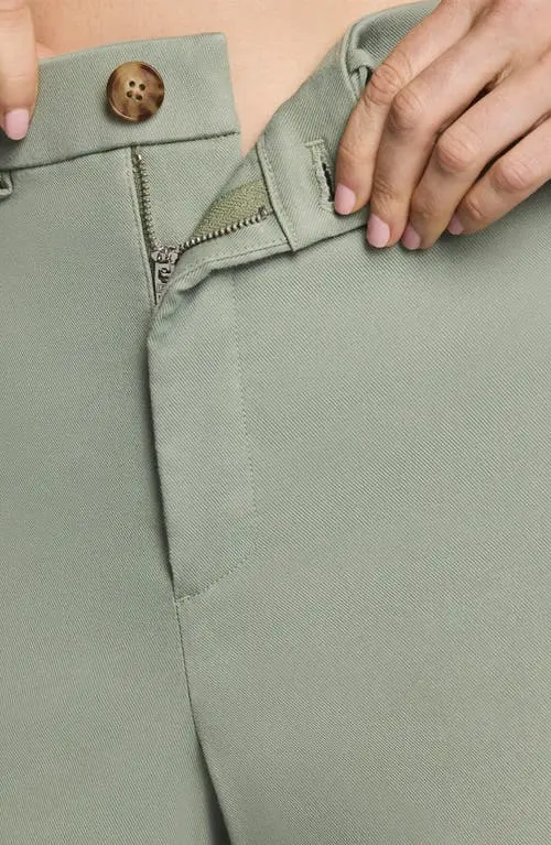 Spanx Spanxsupersmooth™ Crop Easy Flare Stretch Twill Pants - Sage Brush