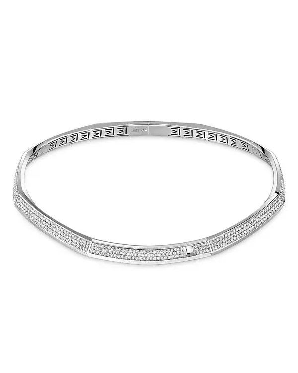 Messika 18k Diamond Choker Necklace - White Gold