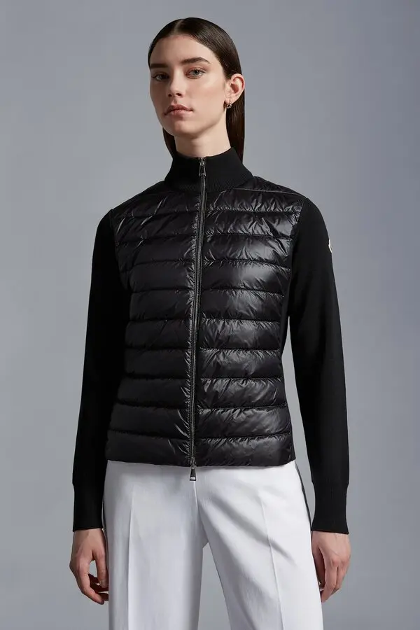 Moncler Padded Wool Cardigan