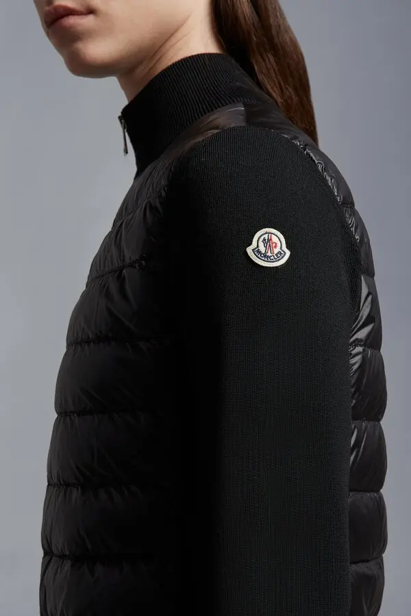 Moncler Padded Wool Cardigan